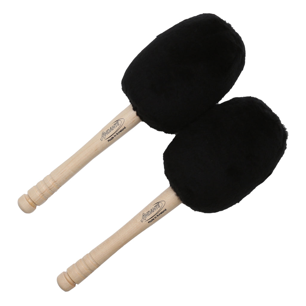 Andante Bass Drum Sticks - Black – Tartantown Ltd.