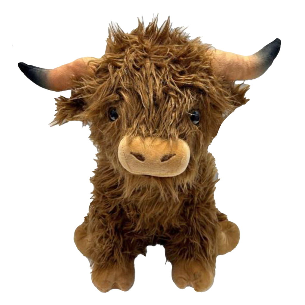 Brown Large Sitting Highland Coo – Tartantown Ltd.
