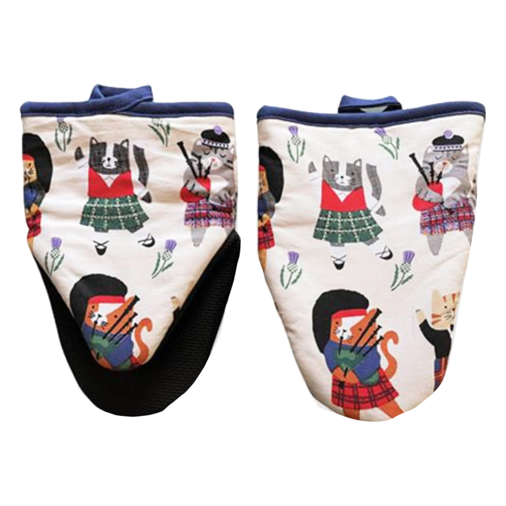 Mini Oven Mitts - Cats in Kilts – Tartantown Ltd.