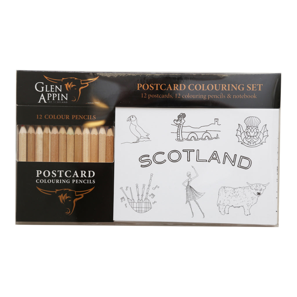 Scotland Postcard Colouring Set – Tartantown Ltd.