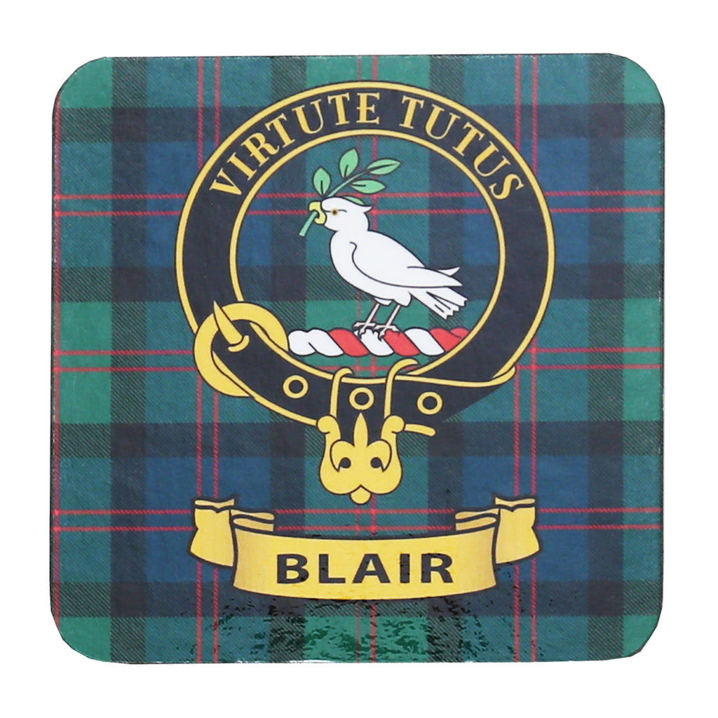 Clan Crest Drink Coaster - Blair – Tartantown Ltd.