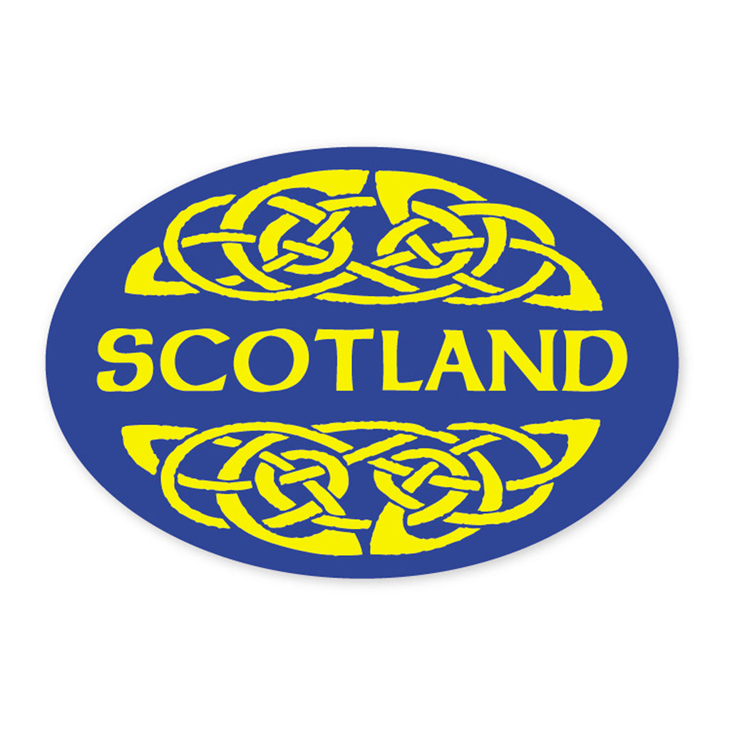 Blue and Yellow Celtic Scotland Sticker – Tartantown Ltd.