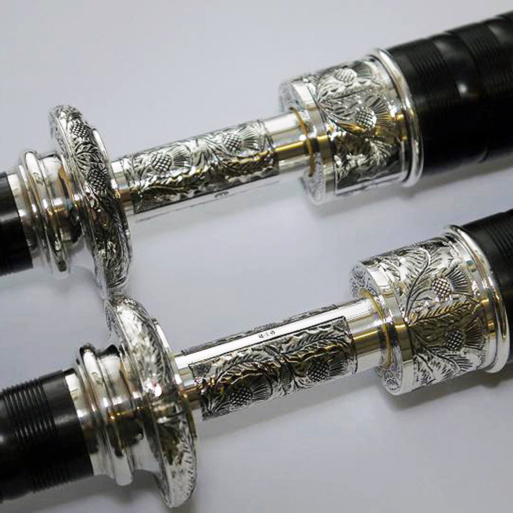 David Naill Bagpipes - #6 (Engraved Silver) – Tartantown Ltd.