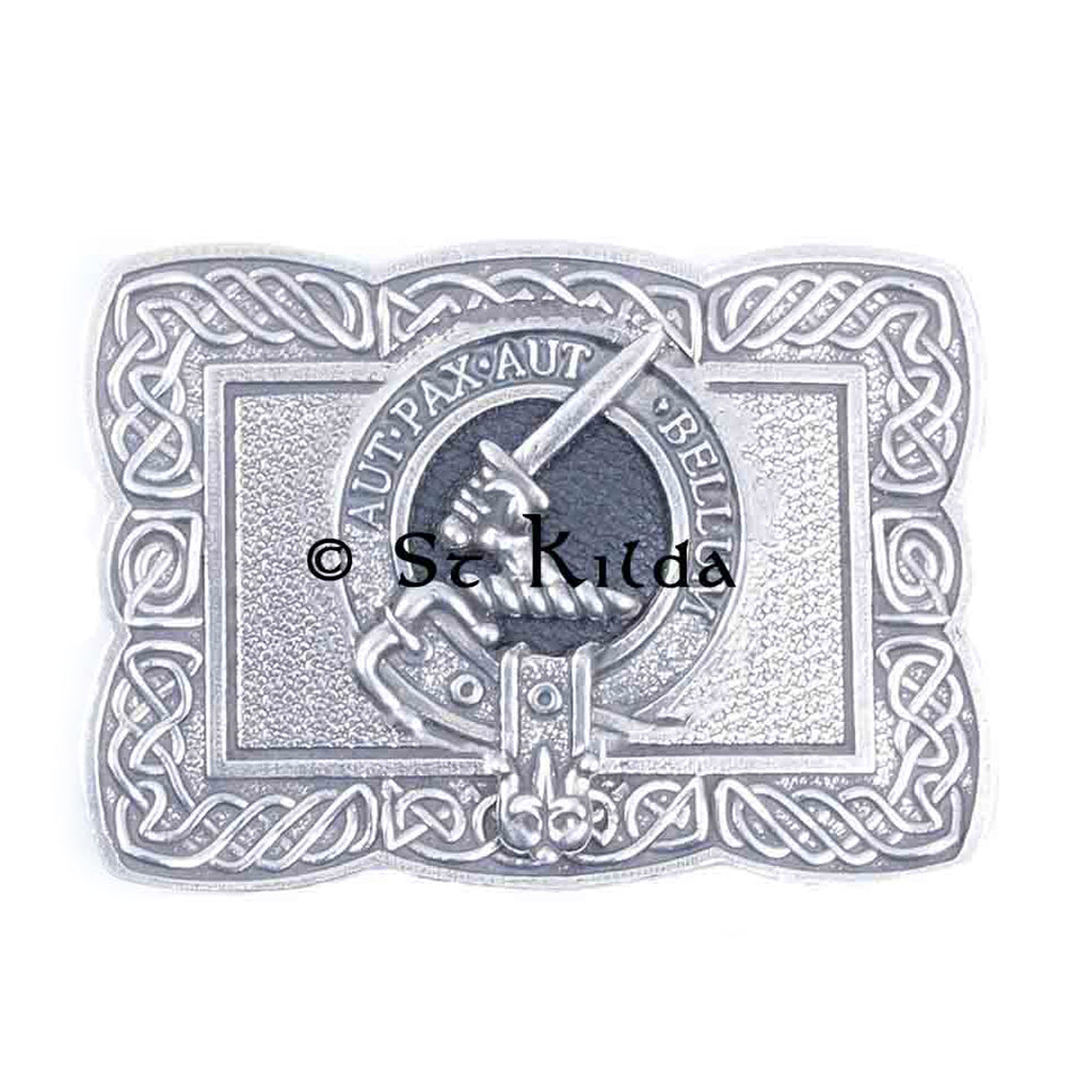 Clan Crest Belt Buckle - Gunn – Tartantown Ltd.