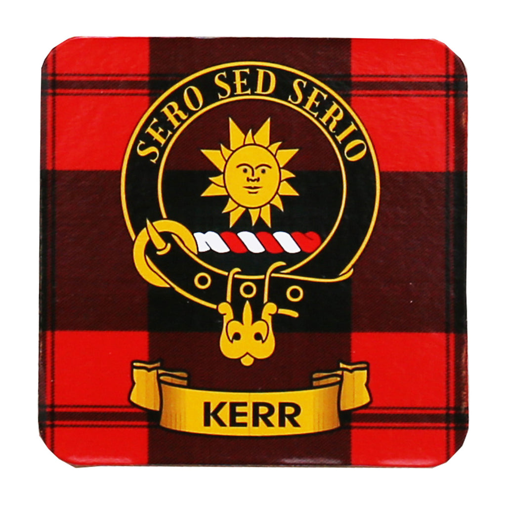 Clan Crest Drink Coaster - Kerr – Tartantown Ltd.