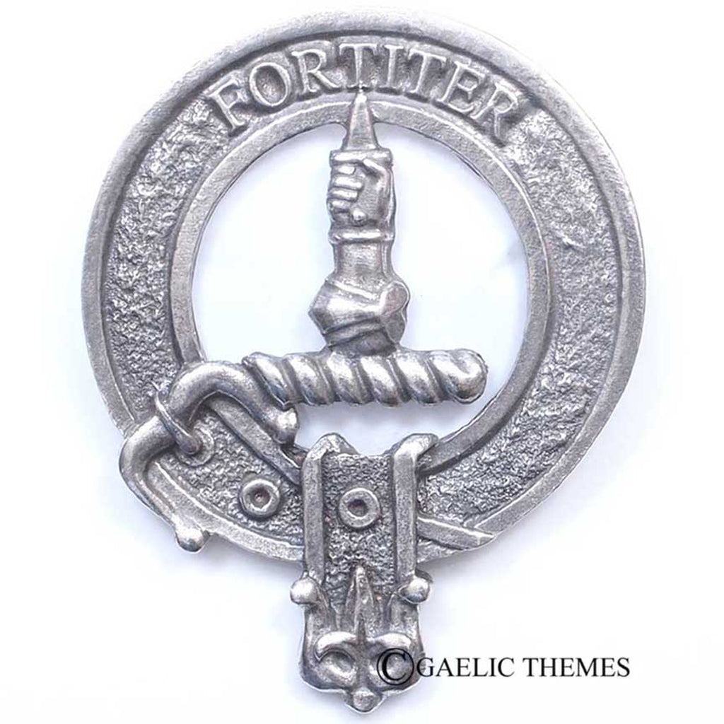 Clan Crest Cap Badge - MacAlister – Tartantown Ltd.
