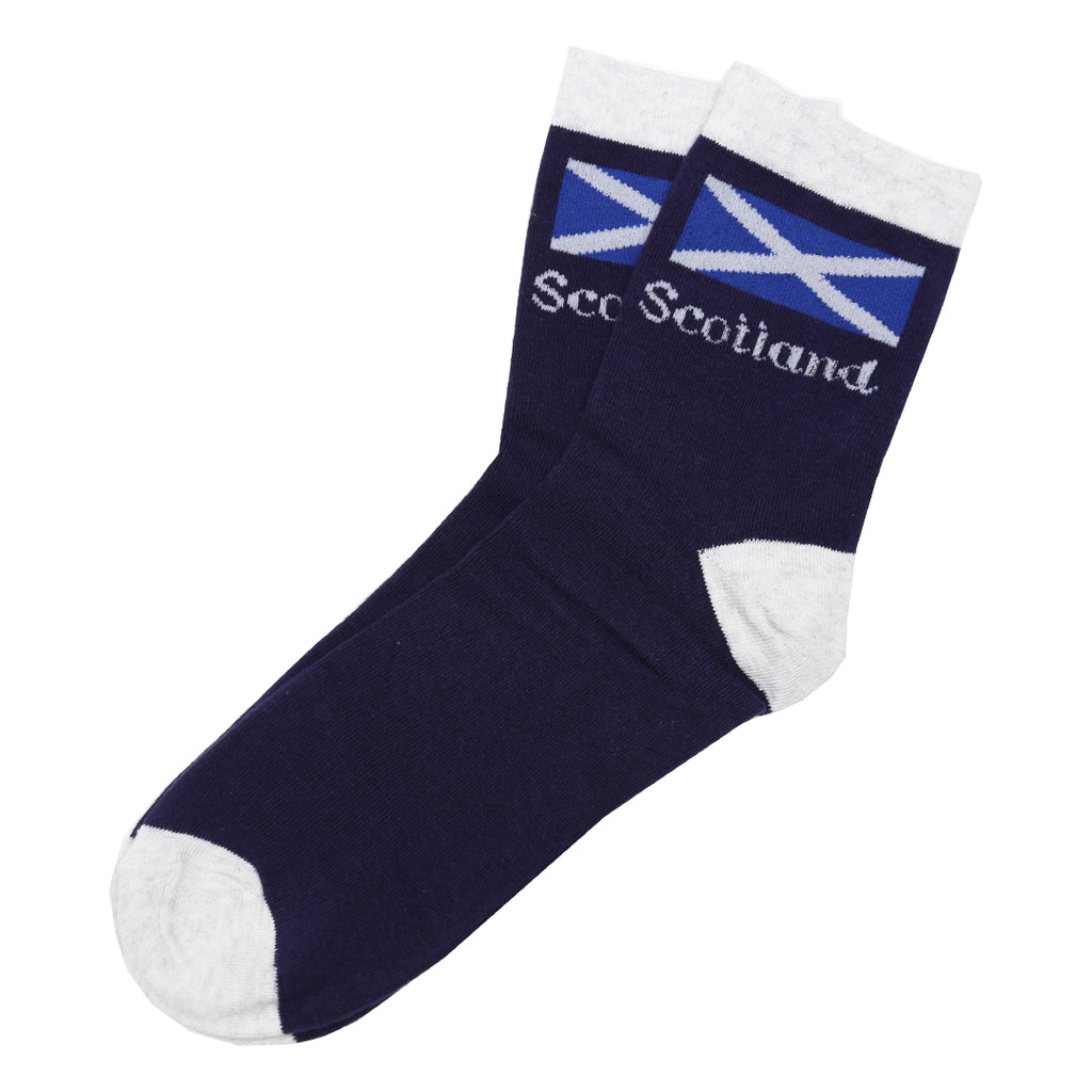 Saltire Scotland Socks – Tartantown Ltd.
