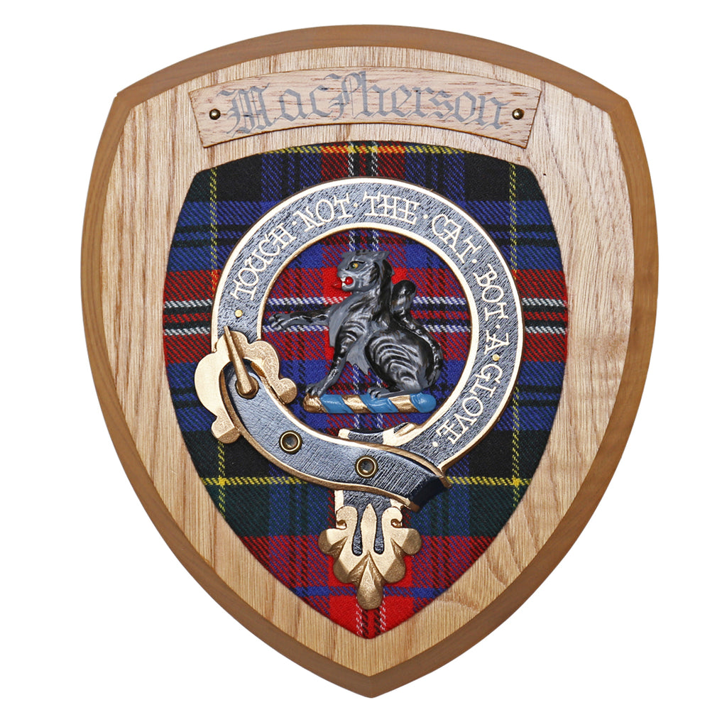 Clan Crest Wall Plaque - MacPherson – Tartantown Ltd.